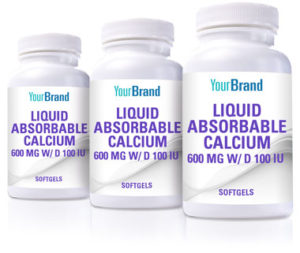 Liquid Absorbable Calcium 600mg with D 100 iu - Robinson Pharma, Inc.